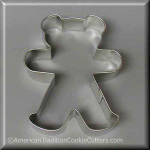 4" Teddy Bear Metal Cookie Cutter| American Tradition Cookie Cutters