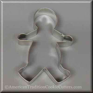 5" Gingerbread Boy Metal Cookie Cutter| American Tradition Cookie Cutters