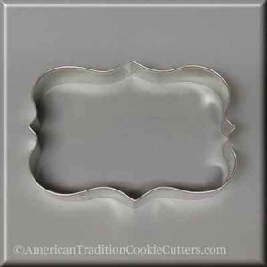 5" Plaque/Frame Metal Cookie Cutter| American Tradition Cookie Cutters